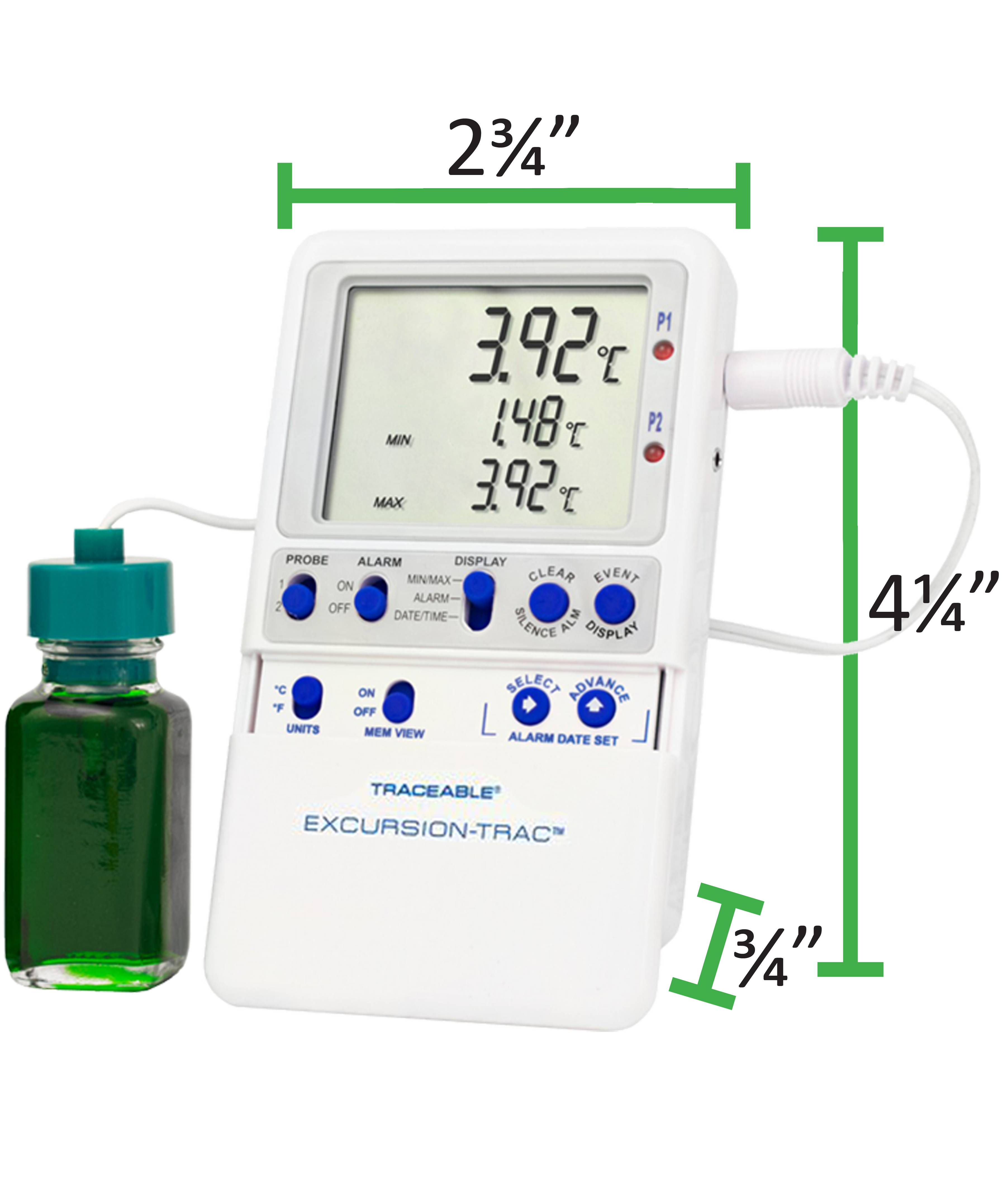 Temperature Monitoring & Data Logger - Excursion-Track™ Single Zone